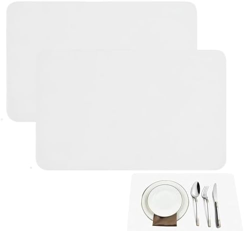 2 Pcs Silicone Mats - Translucent, Non-Slip, Heat Resistant Craft ...