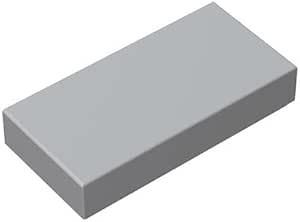 Amazon.com: Classic Bricks Tile 1 x 2 with Groove 100 Piece, Compatible ...