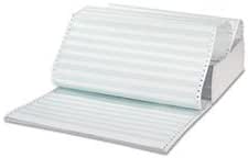 Amazon.com : Green Bar Computer Paper, Perforated 3-Part Carbonless, 14 ...