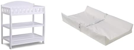 Amazon.com : Delta Children Infant Changing Table with Pad, White ...