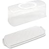 Amazon.com: DIIRPPR Set of 2pcs Portable Plastic Loaf Bread Box with ...