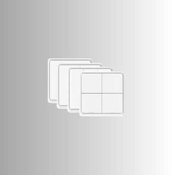 Houzmatic Smart ZigBee Scene Switch - Wireless 4-Button Control Panel | Voice Commands & App ...