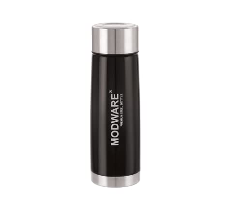 MODWARE Aqua 1200 Steel Bottle 1200ml (Black) : Amazon.in: Home & Kitchen