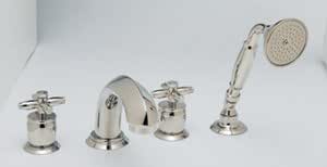 Amazon.com: Rohl Tuscan Brass Michael Berman Zephyr Spout Tub Filler ...