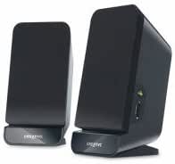 Creative Labs Creative A60 4 W Black Speakers (2.0 Channels, Wired, 3.5 ...