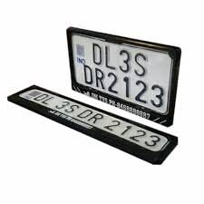 MGR Number Plate Frame Front and Back Both for All Two Wheelers RTO ...