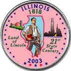 2003 - ILLINOIS - COLORIZED - STATE QUARTER at Amazon's Collectible ...