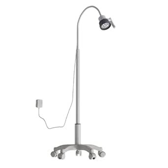 5W Exam Light Medical, LED Surgical Examination Lamp, with Mobile Base and Wheels, Dental ...