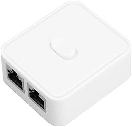 Amazon.com: 2 Port Network Switch, 1 to 2 Ethernet Switch with ...