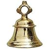 Jaisakshi Brass Pooja Mandir Ghanta (Bell)/Solid 1.150 kg Heavy Brass ...