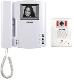 Zicom Black and white Video Door Phone with Handset - 4 inch : Amazon ...