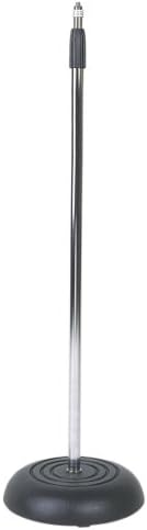 SoundLAB Microphone Stand with Round Base: Amazon.co.uk: Musical ...