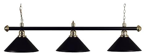 Pool Table Light shade - set 3pieces with Matte Black Shade : Amazon.in ...