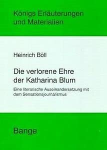 Die Verlorene Ehre Der Katharina Blum : Boll, Heinrich: Amazon.de: Bücher