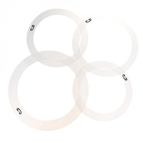 THE STYLE SUTRA1 Pack Drum Muffler Dampening Rings Tone Control Ring 12 ...