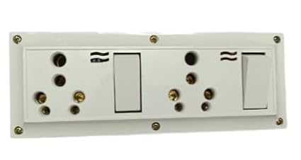 Buy CAMERA HUB Dual Port Switch Board Socket Camera with Audio & Video ...