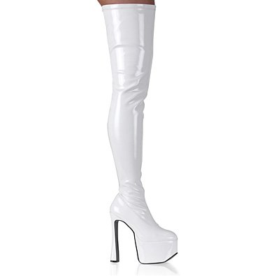 Pleaser CANDY-3000 (200) White Stretch Patent-Size 13 : Amazon.in: Toys ...