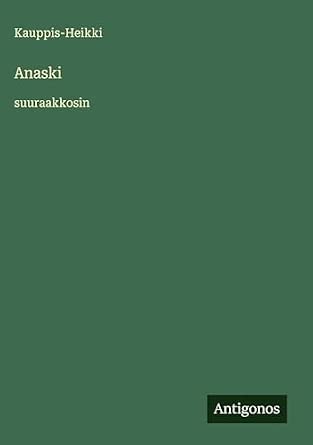 Anaski: suuraakkosin | Amazon.com.br