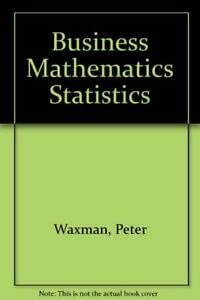 Buy Business Mathematics Statistics Book Online at Low Prices in India ...