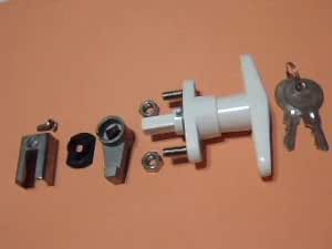 Amazon.com: ABA T-Handle Shutter Lock Kit, Accordion Hurricane Storm ...