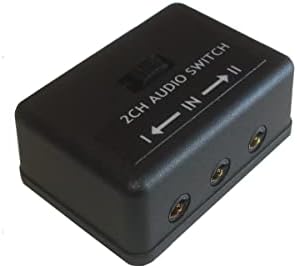 Amazon.com: Audio switch box two channel AB A B stereo on off headphone ...
