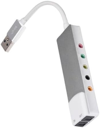 Amazon.com: USB Sound Sound Card with 5.1 Channel Sound Adapter for ...