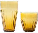 Amazon.com | Prima Design Glassware, Rustic Amber Double Old Fashioned ...