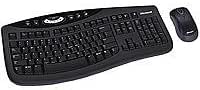 Microsoft Wireless Optical Desktop 2000, EN RF Wireless QWERTY Negro ...