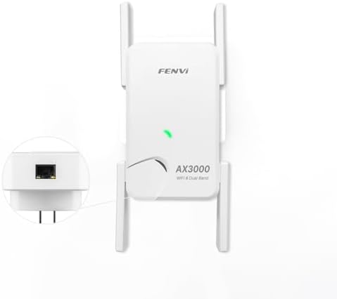 Amazon.com: FENVi WiFi 6 AX3000 Fastest WiFi Extender - Coverage Up to ...