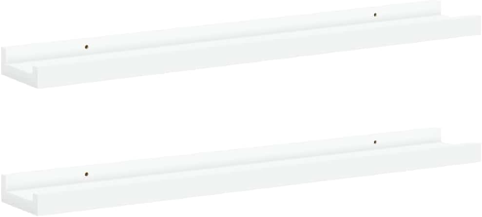 vidaXL 23.6" x 3.5" x 1.2" MDF Frame Ledge Shelf (Set of 2) Instruction ...