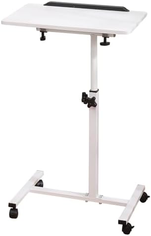 Amazon｜PINIQUE サイドテーブル ベッドサイドテーブル キャスター付き 昇降 おしゃれ スリム ベッド横 ナイトテーブル ソファー ...