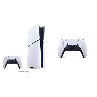Amazon.com: PlayStation®5 console (slim) + PlayStation DualSense ...