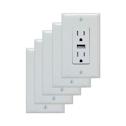 Amazon.com: Set of 5 Realistic Printed Electrical Outlet PRANK STICKERS ...