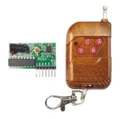 4 Channel Wireless Four Button RF Remote Control Transceiver Module ...