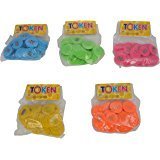 Brown Leaf Plastic Numerical Token/Coins Pack Of 1 To 1000 - Kids ...