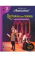 ?Avancemos!: Lecturas Para Todos (Student) with Audio CD Level 3 ...