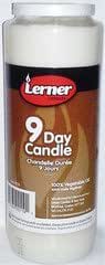 Amazon.com: Lerner 9 Days Candles 100% Vegetable Oil 2-Pack : Home ...