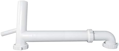 Highcraft Q23917 Plastic End Outlet Waste with Branch for Tubular Drain ...