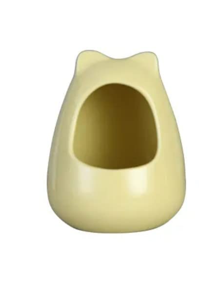 Amazon.com: Ceramic Dust Bath large 9"*7"*6" Size (Yellow) : Handmade ...