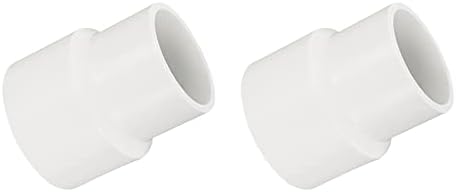 METALLIXITY PVC Duct Reducer, (50mm to 40mm) 2Pcs, PVC Pipe Increaser ...