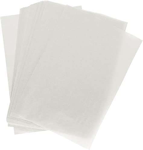 100 PCS Baking Paper Sheets, 23x33cm Greaseproof White Precut Non-Stick ...