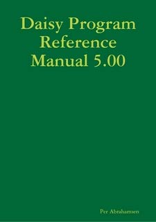 Daisy Program Reference Manual 5.00 | Amazon.com.br