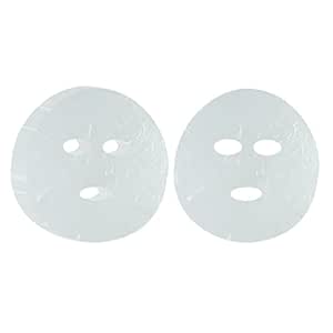 GAH 100Pcs Disposable Plastic Face Masks Sheet DIY Facial Skincare ...