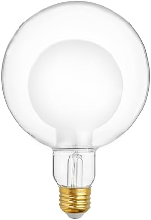 Harwez Light Bulbs, 4W Dimmable Decorative Large Unique Amber Globe ...