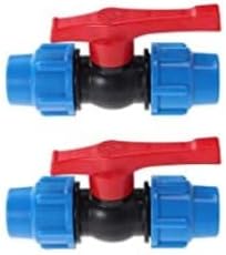 MACHSWON 2 PCS Stop Tap Valve Connector 20mm For HDPE Or Alkathene ...