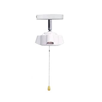 KIRIN Industrial Ceiling Light with Pull Chain, Semi Flush Mount ...