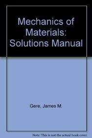 Amazon.com: Mechanics of Materials: Solutions Manual: 9780748740093 ...