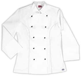 Amazon.com: Dickies Chef Female Executive Chef Coat, White, XS: Chefs ...