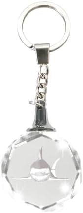 Deluxebase Crystal Silhouette Keychains from Animal Crystal Glass Dome ...