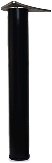 REJS 4 x 870mm Adjustable Black Breakfast Bar Worktop Support Table Leg ...